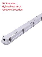 China 4FT 35W LED Vapor Tight Light Fixture 120-277V Switchable Power CCT for Industrial Use for sale