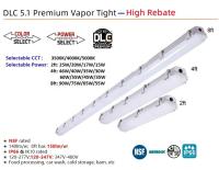 China ETL DLC Listed LED Vapor Tight Light 4FT 46W 38W 30W Tri-proof Warehouse Fixture for sale