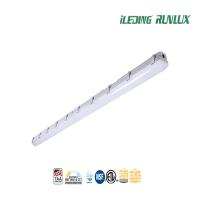 China 110 Degree Gray Polycarbonate LED Vapor Tight Light 140lm/W 120-347V for sale