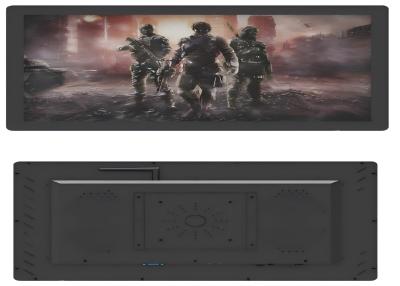 China Interactive Kiosk Touch Screen Panel Monitor 21.5 Inch Capacitive 1080P 4K for sale