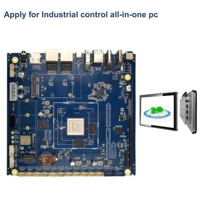 China Embedded Rk3588 Android Motherboard Lvds Edp 4G 5G LTE SIM 8K Mini Smart Ai Board For Industrial Panel PC for sale
