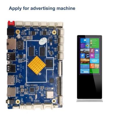 China 1TOPS AI RK3568 Embedded ARM Board For Queue System 4GB RAM 64GB ROM Gigabit Ethernet Android Motherboard for sale