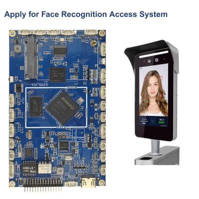 China Face Recognition Rockchip Android Mainboard Rk3568 With Lvds EDP MIPI HD Ethernet 4G LTE Relay JLD-F03 for sale
