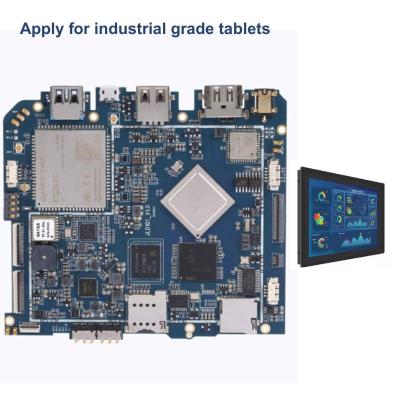 China RK3399 Android Tablet Motherboard 2.0 GHZ with 2G/4G LPDDR4 RAM and Stereo Audio Output for sale