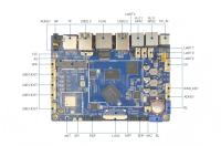 China Rockchip RK3566 Embedded ARM Motherboard With 2G/4G/8G DDR4 Quad Core Development Board for sale