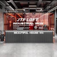 China Metal Container Front Desk Industrial Gym Front Desk Customized for sale