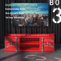 China Metal Industrial TV Cabinet 1mm Iron Plate Customizable Size 100-250cm for sale