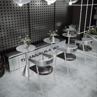 China Industrial Retro Booth Table Chair Set Customizable Iron Frame PU Leather 2 Seater for sale