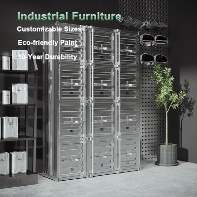 China OEM Steel Locker Commercial Iron Storage Cabinet 1800x900x450mm for School Gym for sale