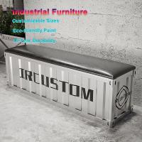 China Versatile Shipping Container Bench Dual Seat Iron Metal Bench For Professional Dance Studio for sale