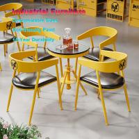 China Luxury Industrial Metal Bar Table and Chairs Set Customizable for Restaurant Home Bar for sale
