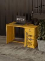 China Industrial Style Distressed Metal Storage Cabinet 38x40x50cm Customizable for Home Bar Hotel for sale