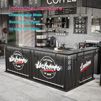 China Customizable Iron Construction Container Front Desk with Compact Design for Versatile Indoor/Outdoor Use for sale
