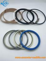 China 191-5619/242-6840 Caterpillar 330B/BL Boom Hydraulic Cylinder Seal Kit - PU+NBR+PTFE Materials, Standard OEM Size for sale
