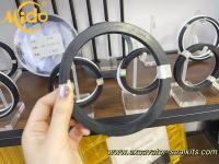 China 110-130-12.5 Lift Cylinder Rod Seal K37 - NBR Fabric Pom Material -30°C to +110°C Temperature Range for sale