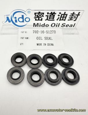 China 702-15-51270 High-Wear Excavator Axle Shaft Seal for Hyundai Models -60°C to 100°C Temperature Range for sale