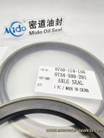 China 0750-110-156 High-Wear Resistant Excavator Axle Shaft Seal for Hyundai Models with -40°C to 100°C Temperature Range for sale