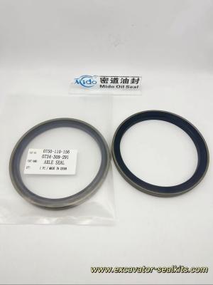China 1180-00536 High-Wear Resistant Excavator Axle Shaft Seal for Hyundai -60°C to 100°C Temperature Range for sale
