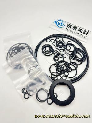 China Komatsu PC200-6 6D102 Hydraulic Pump Seal Kit FKM PTFE NBR -30 to 120C for sale
