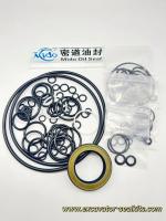 China Komatsu PC200-6 6D102 Hydraulic Pump Seal Kit FKM PTFE NBR -30 to 120C for sale