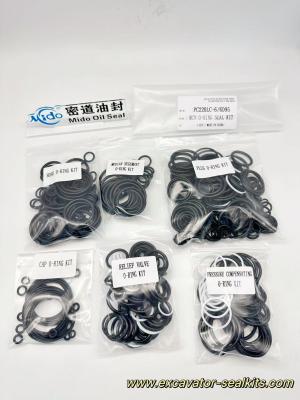 China PC220LC-6 6D95 Excavator Main Control Valve Seal Kit with NBR O-Rings -30°C to +120°C Temperature Range for sale