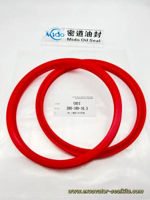 China ODI PU SEAL 200-180-16.3 CNC Turning Hydraulic Cylinder Rod Seal - TPU Material, -30°C to +120°C Temperature Range for sale