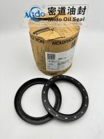 China Komatsu S6D125 Crankshaft Front Oil Seal 6150-21-3230 NBR FKM Rubber 20-90 Shore for sale