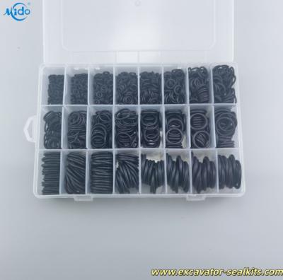 China NBR O-Ring Kit 84 Shore A -30°C to 260°C Temperature Range for Industrial Sealing Applications for sale