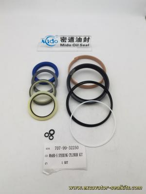 China Komatsu WA480-5 Steering Cylinder Rebuild Kit 707-99-32250 Hydraulic Seal Set 200 Bar for sale