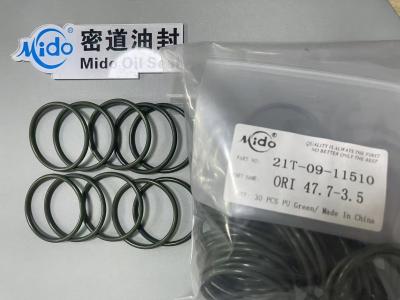 China 21T-09-11510 Komatsu Excavator Seal Kit ORI 47.7-3.5 Green PU O-Rings High Pressure for sale