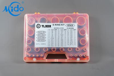China HITACHI FKM Rubber O-Ring Kit with 539 Pieces -30°C to 260°C Temperature Range 75 Shore Hardness for sale