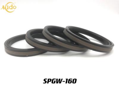 China SPGW 160 Hydraulic Piston Seal 160×137×15.5mm with High Temperature Resistance up to 160℃ for sale