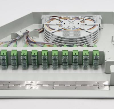 China LW-FPP-F12 FTTX ODN Fiber Distribution Unit 48 Fibers For 1 U for sale