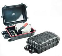 China Inline Type 2 Port FTTX ODN Fiber Optic Joint Enclosure Mechanical Sealing for sale