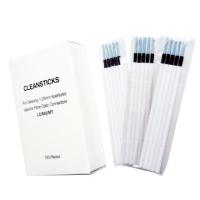 China LC/MU Fiber Optic Tools Cleaning Swabs Compact And Disposable for sale