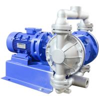 China Fluorine Lined Chemical Pump , 300L/min Electric Diaphragm Pump Manufacturers for sale
