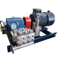 China 1000-3000 RPM Frequency 60 Hz Piston Pump / High Pressure Plunger Pump With Single Cylinder for sale