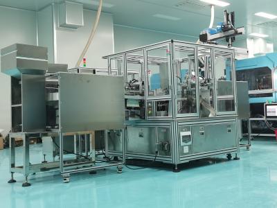 China Automatic Silica Gel Desiccant Cap Assembly Machine 1500-8500pcs/hr for sale