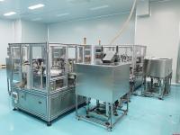 China Automatic Silica Gel Desiccant Cap Assembly Machine 1500-8500pcs/hr for sale
