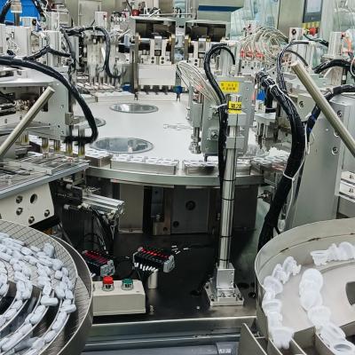 China Stainless Steel Euro Cap Assembly Machine For Plastic IV Infusion Bags And Bottles With Polished Surface for sale
