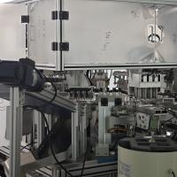 China Automatic Silica Gel Desiccant Cap Filling Sealing  Assembly Machine With Desiccant Supply Bin Which Can Protect Desiccant From Moisture And Pollution for sale