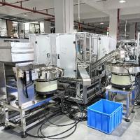 China Automatic High Speed Turntable Type Infusion Double Folding Cap Assembly Machine for sale
