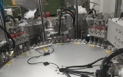 China Stainless Steel Aluminum Alloy IV bag Spike Ports and Injection Ports Assembly Machine ISO GMP Compliant Servo Motor Indexing Drive for sale