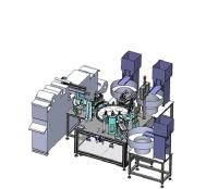 China Automatic Welding and Sealing Safety Lancet Production Line for Iodine Mini Cap and Disinfection Cap for sale