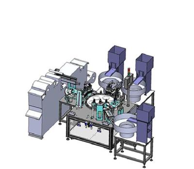 China Automatic Welding and Sealing Safety Lancet Production Line for Iodine Mini Cap and Disinfection Cap for sale