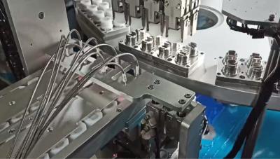 China Euro Cap Assembly Machine for Automatic Assembly of Easy Peel Foil Caps for IV Infusion Soft Bags and Bottles for sale