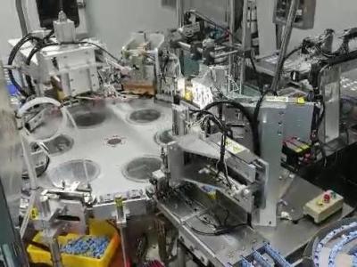 China Iodophor Cap Automated Assembly Machine Capacity Configuration Customized Equipment Performance Stable for sale