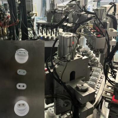 China High Precision And Qualified Rate Euro Cap Assembly Machine For Automatic Assembly Of Easy Peel Foil Caps For IV Infusion Soft Bags And Bottles for sale
