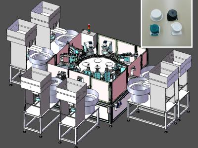 China AC380V Heli Cap Assembly Machine OEM Auto Capping Machine CE Certificate for sale