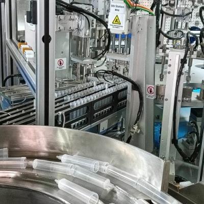 China Customized Medical Product Assembly Machine For I.V. Drops With Fibre Optic Inspection And Solutions for sale